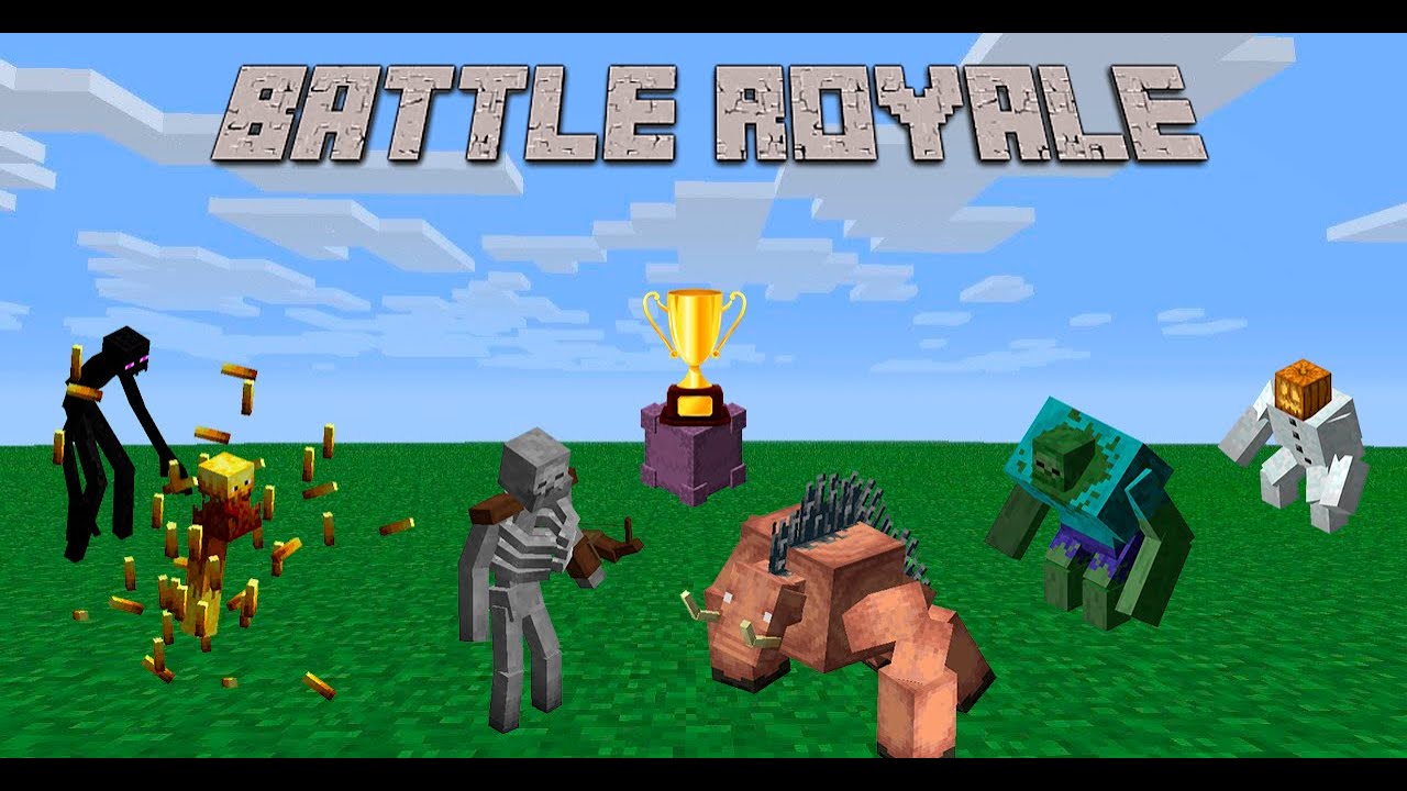 minecraft mutants battle royale (minecraft mob battle) - YouTube