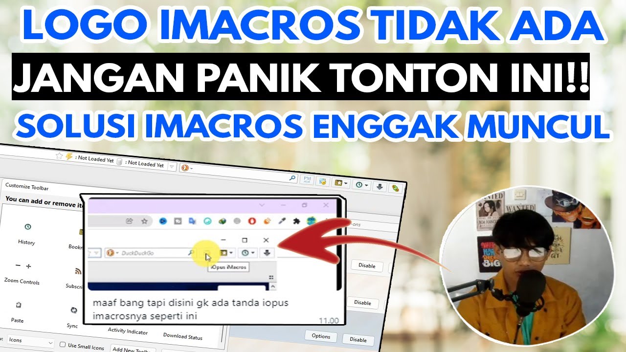 🟡SOLUSI LOGO IMACROS TIDAK MUNCUL DI MENU BAR | BELAJAR IMACROS PEMULA ...