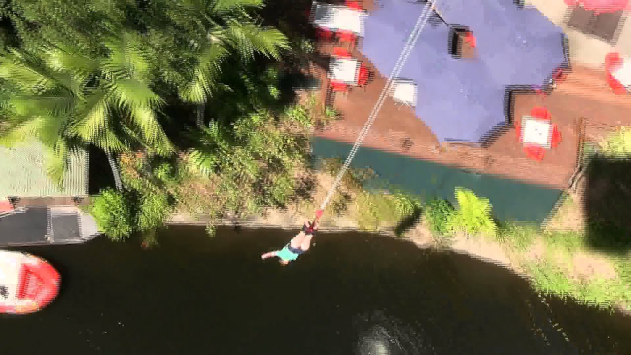 Kate Bungee Jumping - Cairns - YouTube