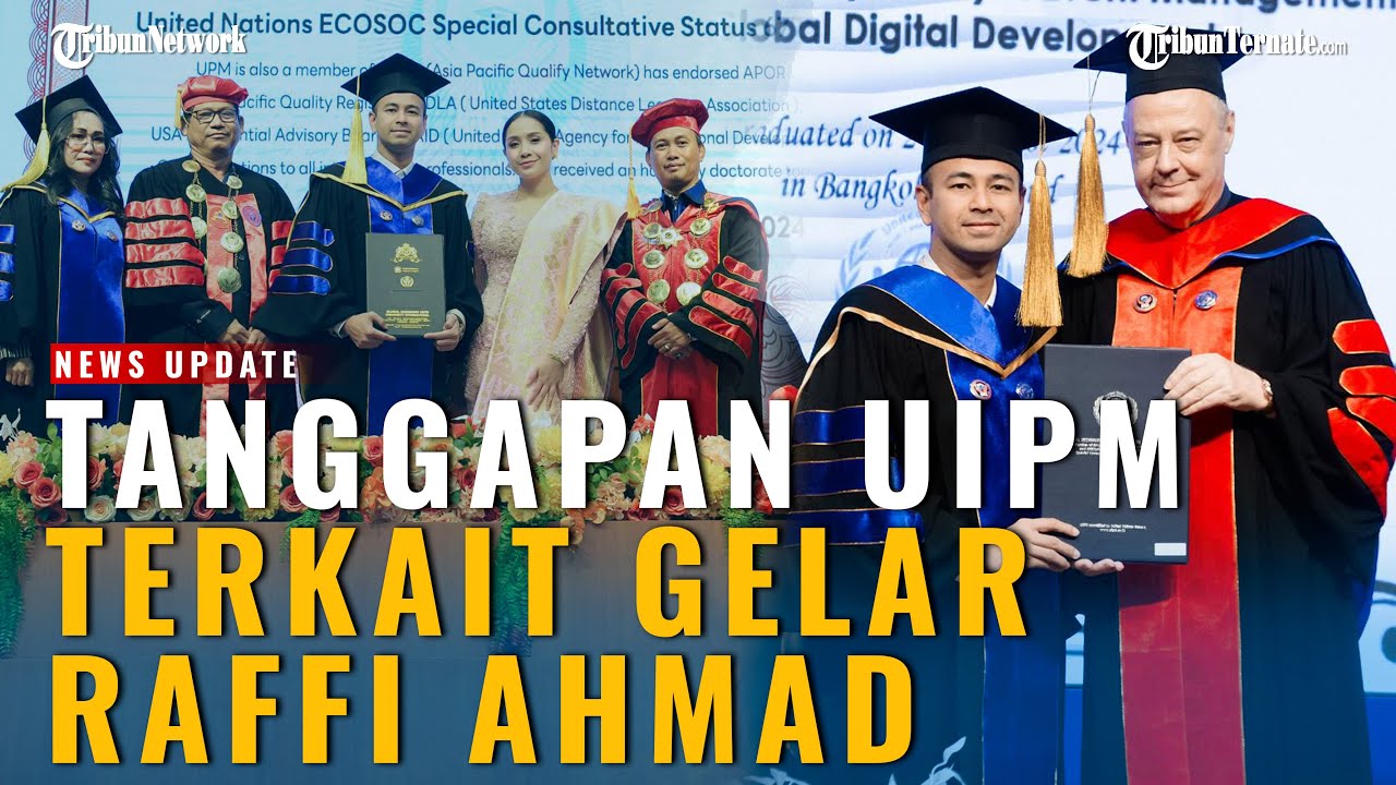 Gelar Doktor Kehormatan Raffi Ahmad Disebut Tidak Sah, Pihak UIPM ...