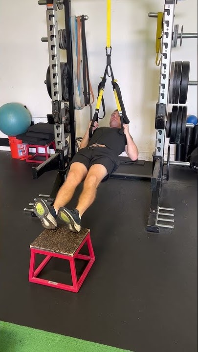Feet Elevated TRX Inverted Row - YouTube