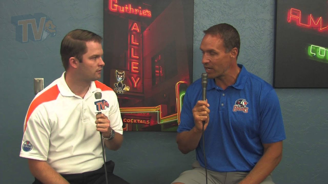 Gerry Fleming on outdoor game and trip to Oilers camp - YouTube