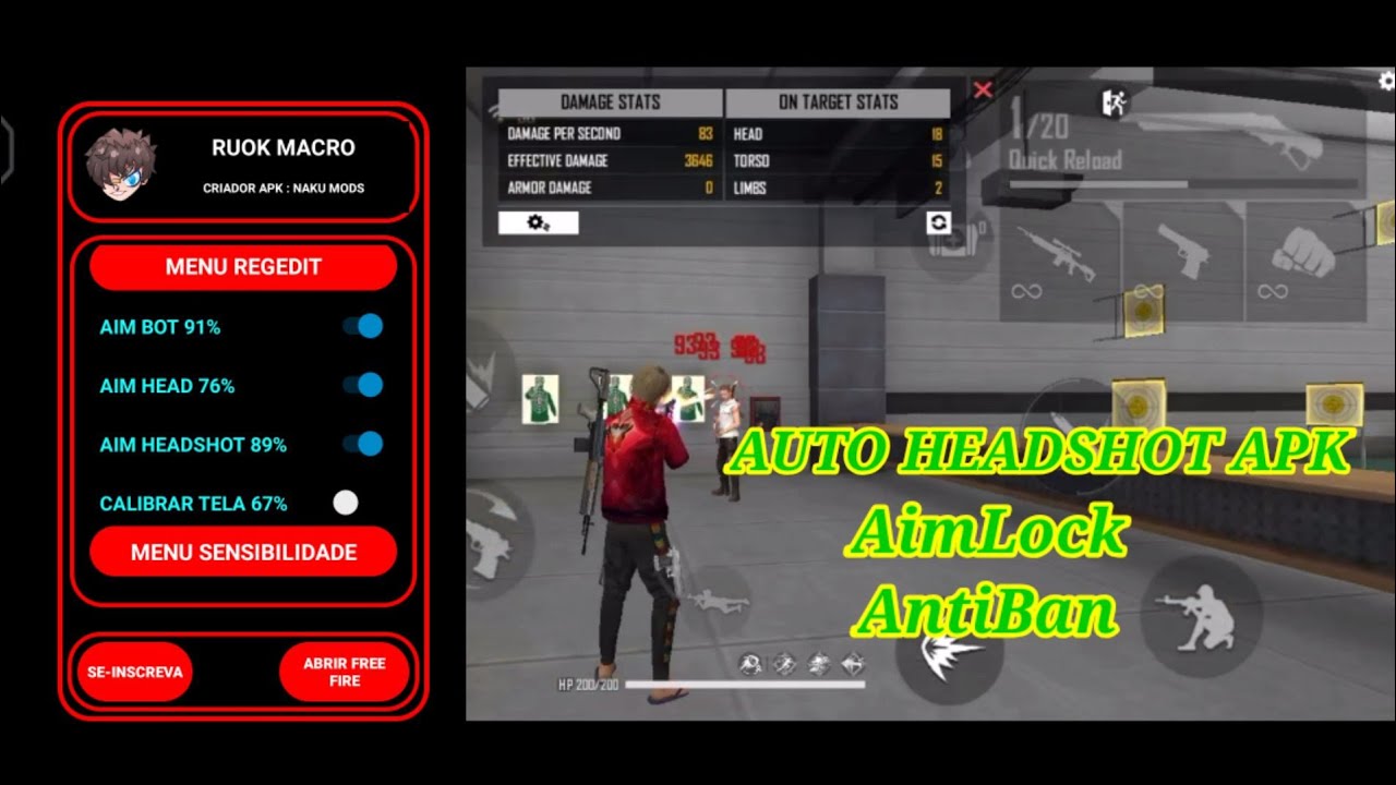 REGEDIT ROUK FF V4 || MACRO AUTO HEADSHOT FREE FIRE ANDROID | HEADSHOT ...