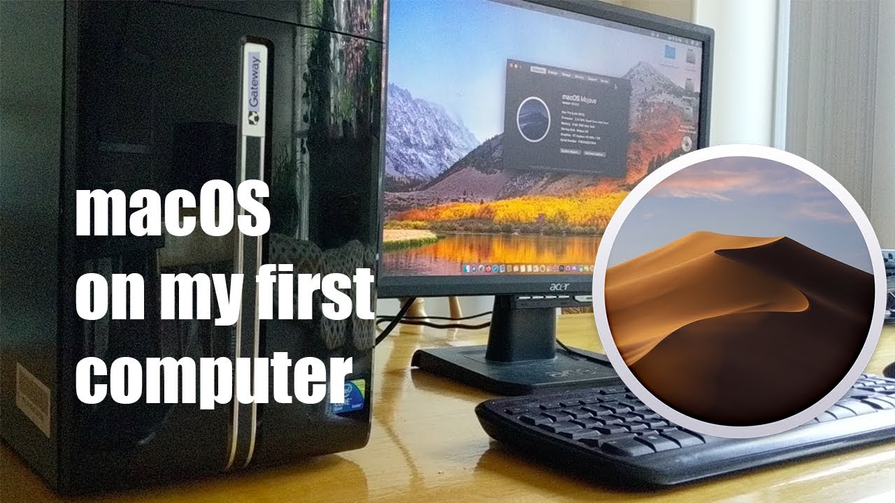 Installing macOS on my First Computer - YouTube