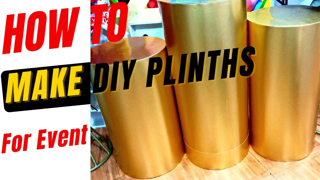 Diy Plinths For Events Parties Birhtday Decoration Display Table Stands ...