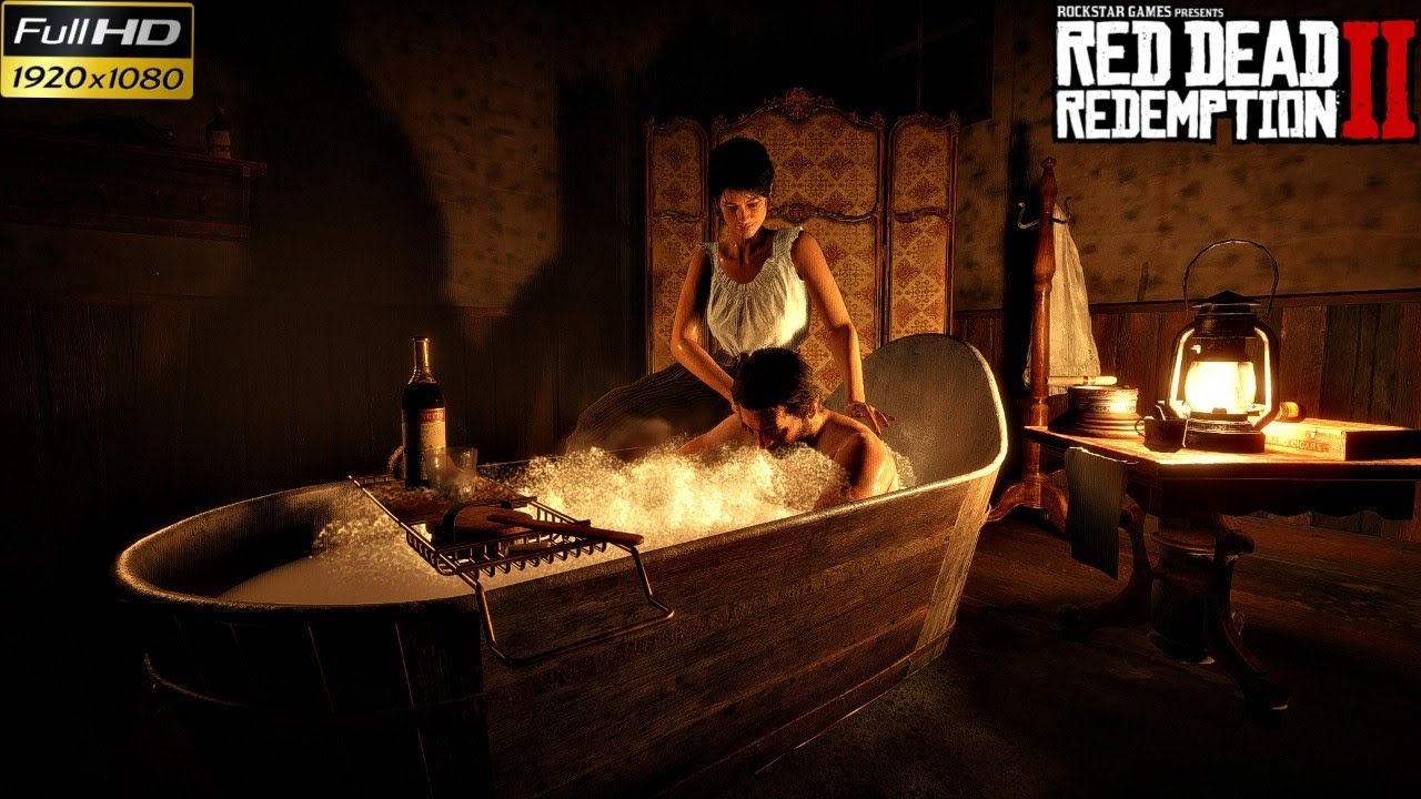 What happens if Arthur spends too much time in the bath #rdr2 - YouTube