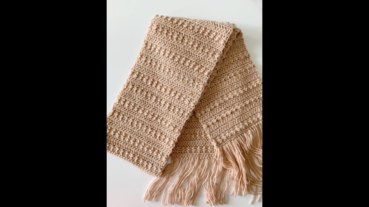 Easy Crochet Scarf - YouTube