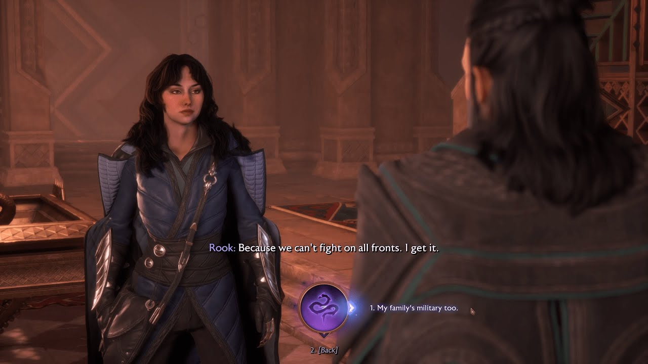Dragon Age: The Veilguard - Tarquin and Shadow Dragon Rook discuss Rook ...