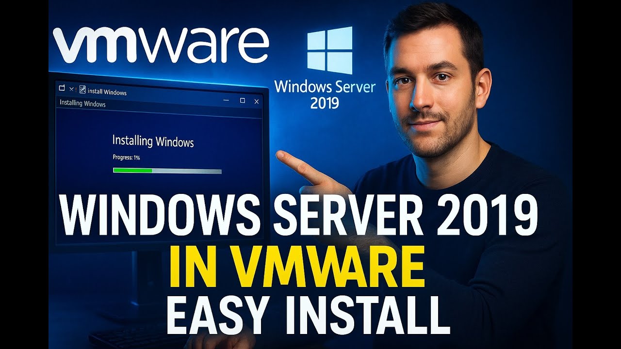 Install Windows Server 2019 in VMware Workstation Pro | Step-by-Step ...