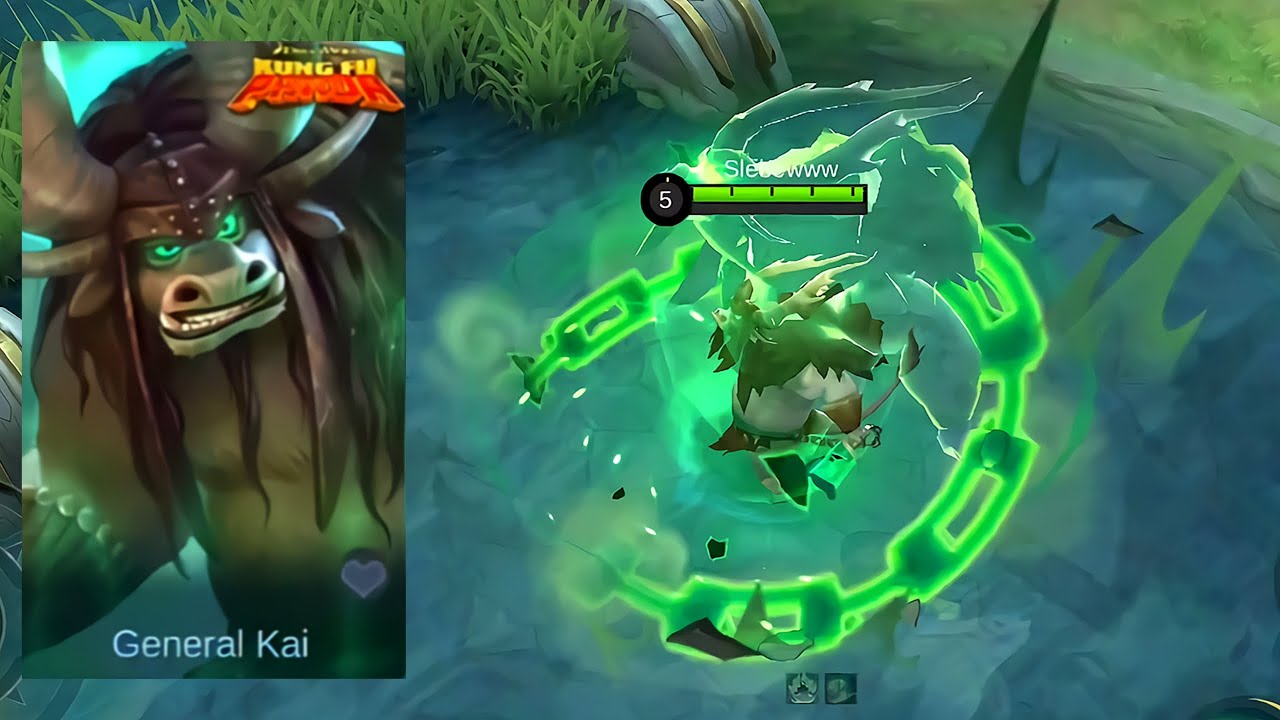 Thamuz Kung Fu Panda Skin General Kai - Mobile Legends - YouTube