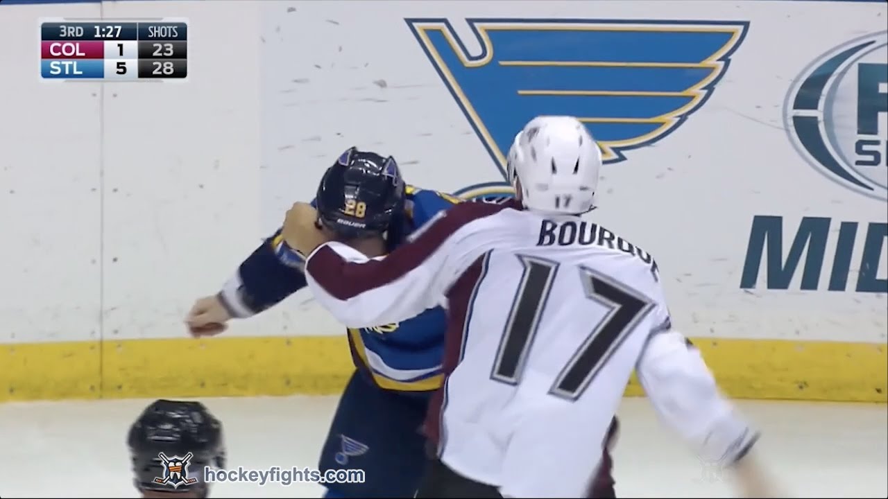 Rene Bourque vs Kyle Brodziak Nov 6, 2016 - YouTube