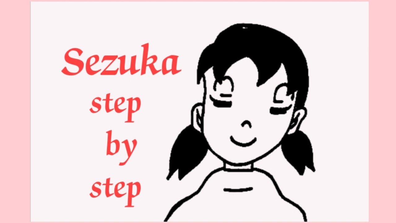 How to draw suzuka from Doraemon (step by step) easy draw - YouTube
