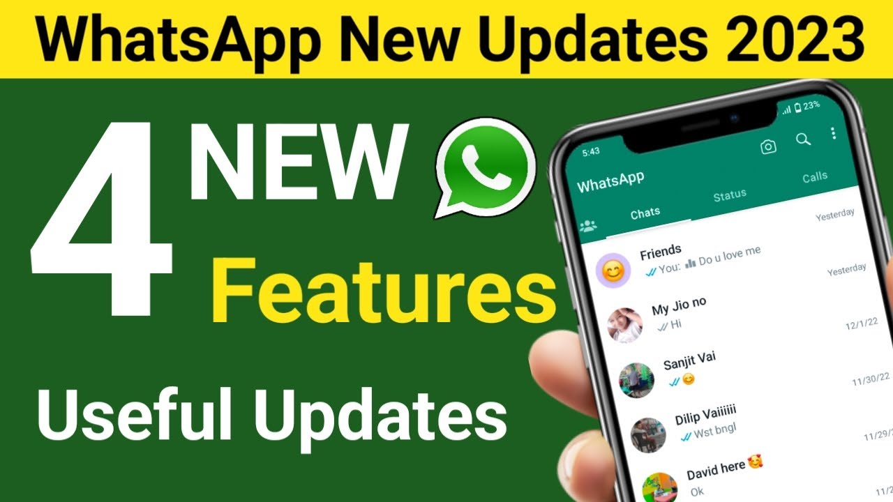 WhatsApp New Update 🔥| WhatsApp 4 New Update ‎@SaralShiksha - YouTube