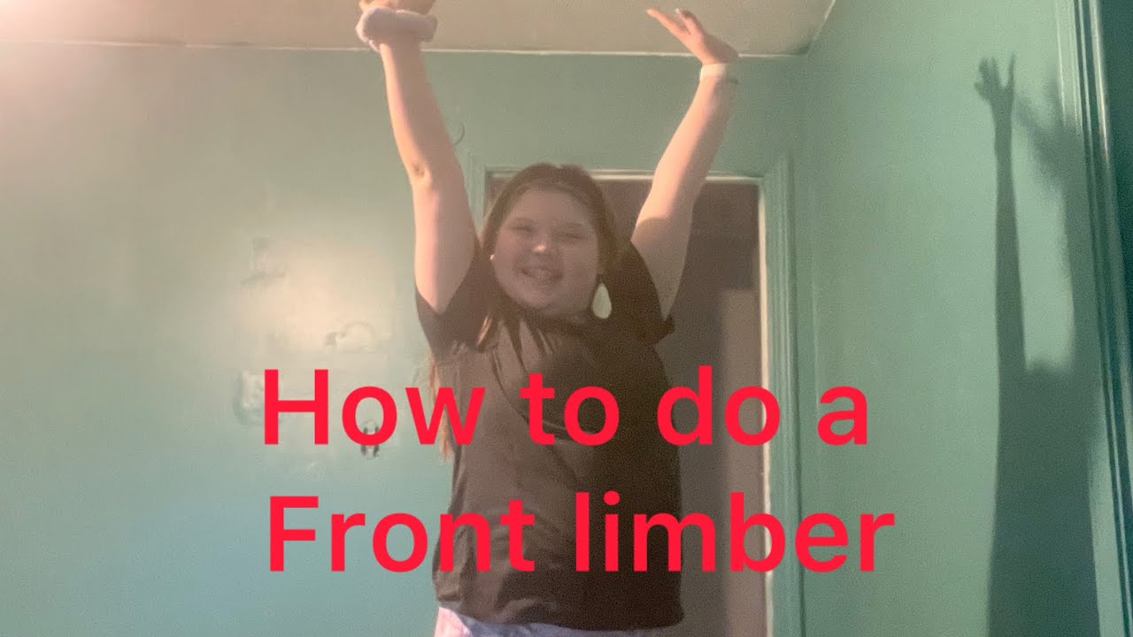 How to do a front limber - YouTube
