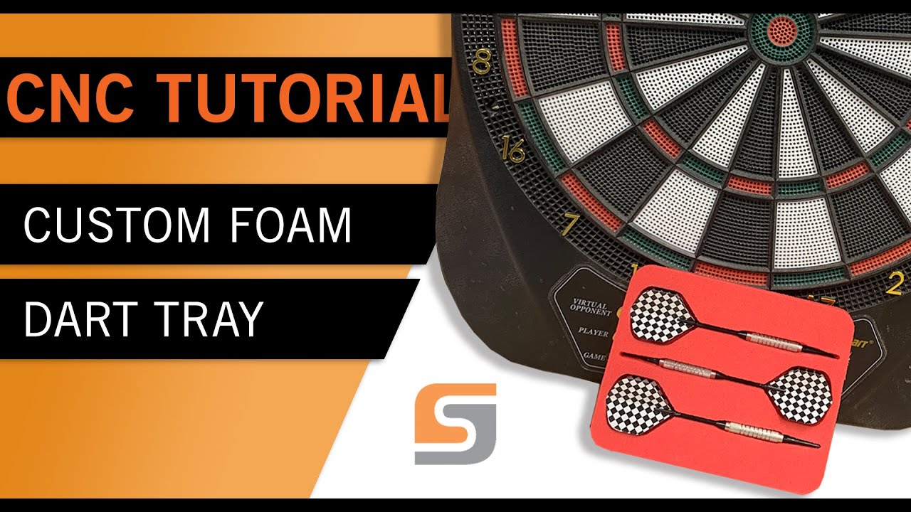 Make A Foam Dart Tray - From Photo to CNC Machine - Full Tutorial - YouTube