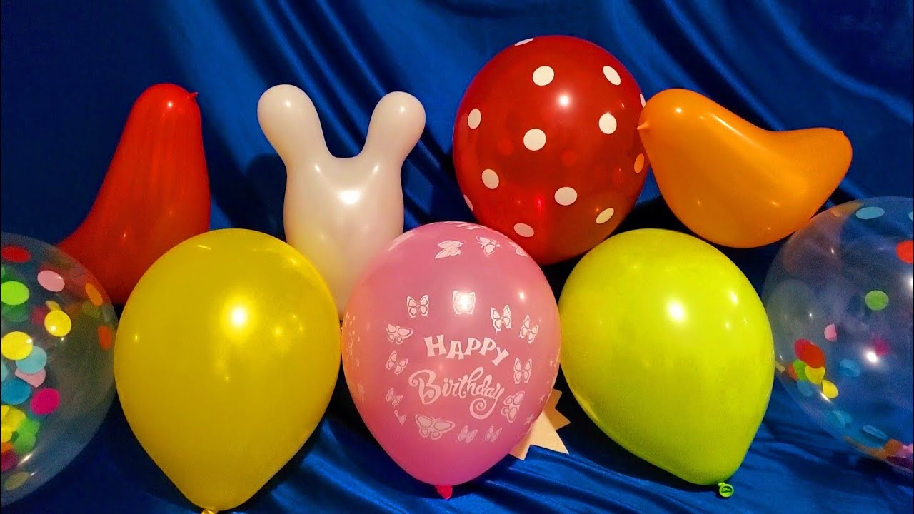 FUN BIRTHDAY BALLOONS POP PART 53!!! - YouTube