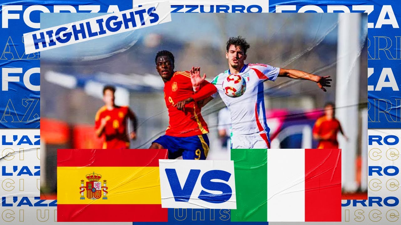 Highlights: Spagna-Italia 1-0 | Under 19 | Amichevole - YouTube