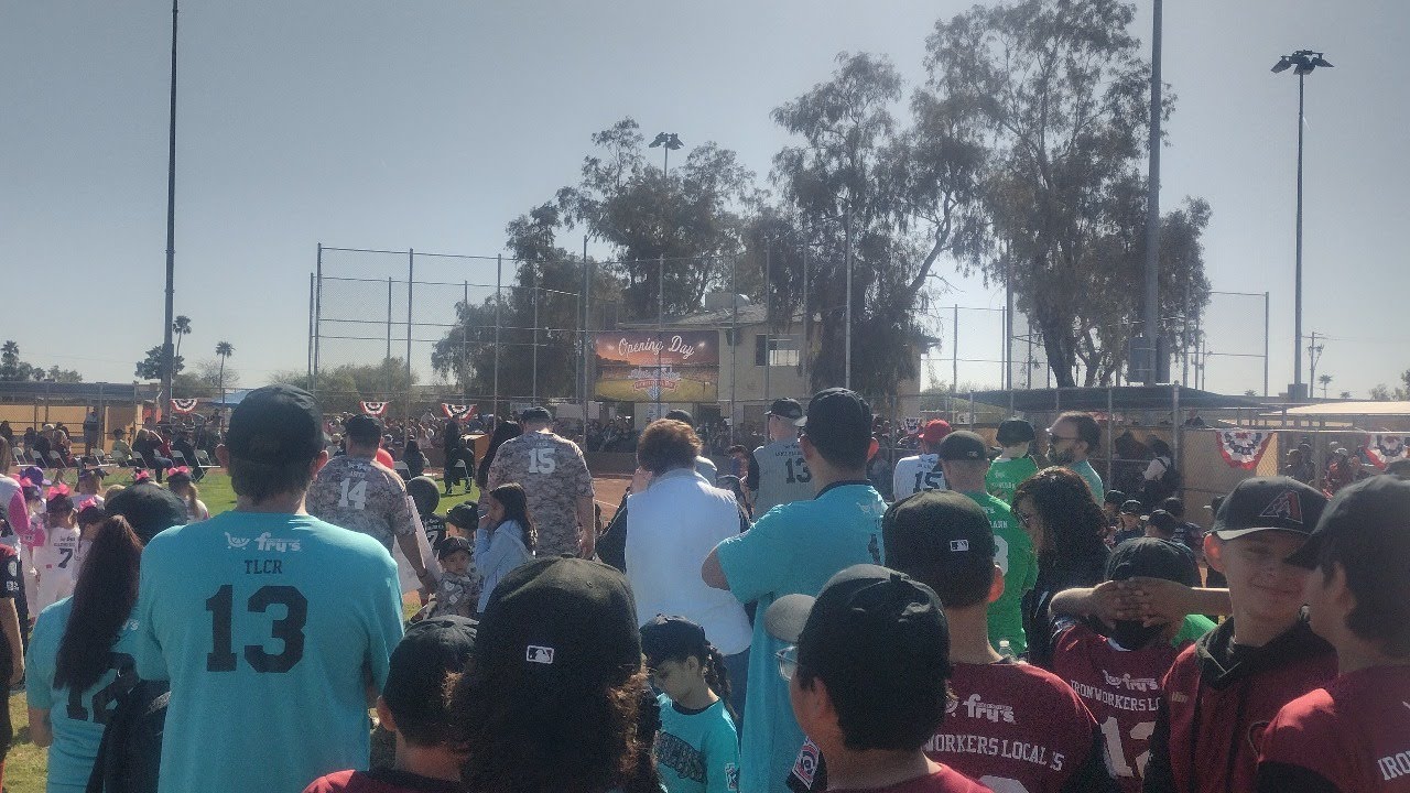 Opening day!!! Iron workers Local 75 vs UA Local 469! Casa Grande ...