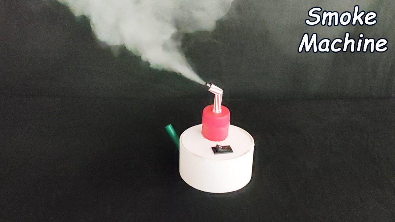 How To Make Rechargeable Smoke Machine At Home With Dc Motor | Diy Mini ...