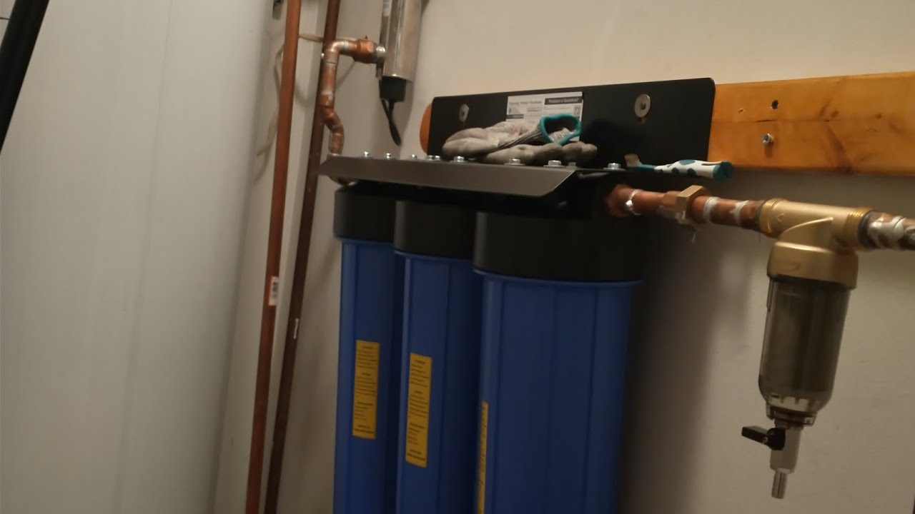 ispring Whole house water filtration system set-up. Every Private Well ...