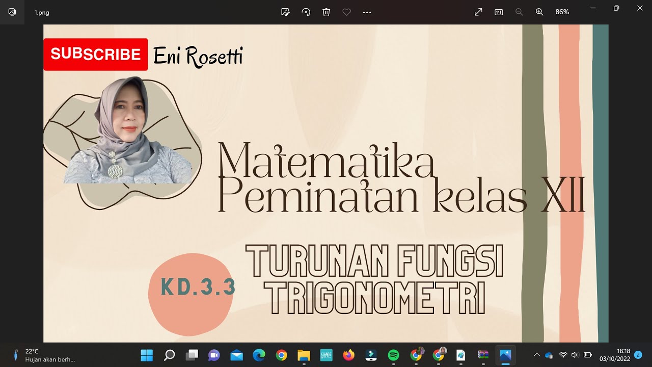 Mempelajari Turunan Limit Trigonometri dengan Cepat dan mudah. - YouTube