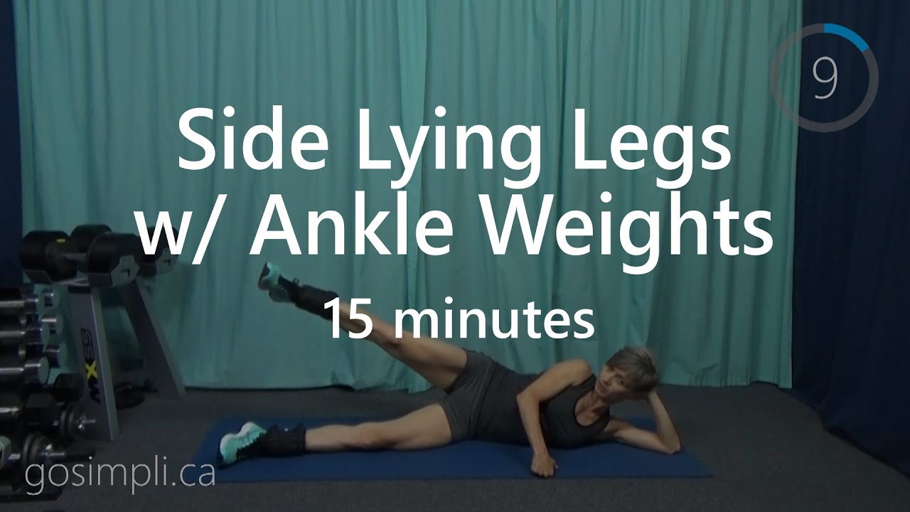 15 Minute Side Lying Legs with Weights: Floor Workout for Inner/Outer ...