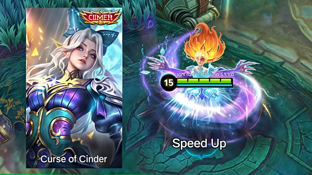 REVIEW!!!!! SELENA CURSE OF CINDER SKIN ZENITH MOBILE LEGENDS BANG BANG ...