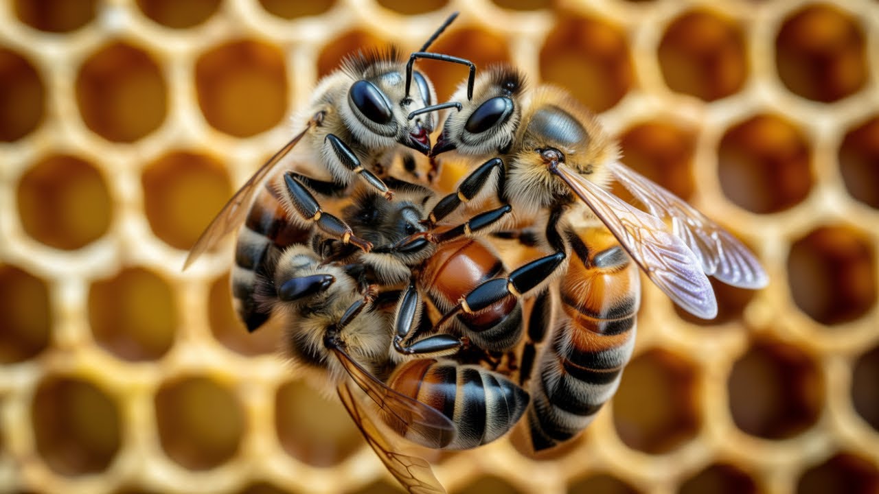 Why Are Bees Hugging Each Other? - YouTube