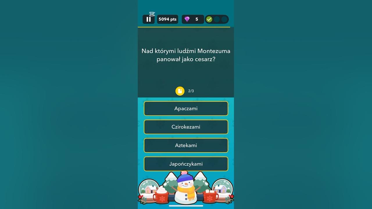 Trivia Quiz- wyzwanie „Zima”- III etap- 3 pytania 🤔🧠 - YouTube