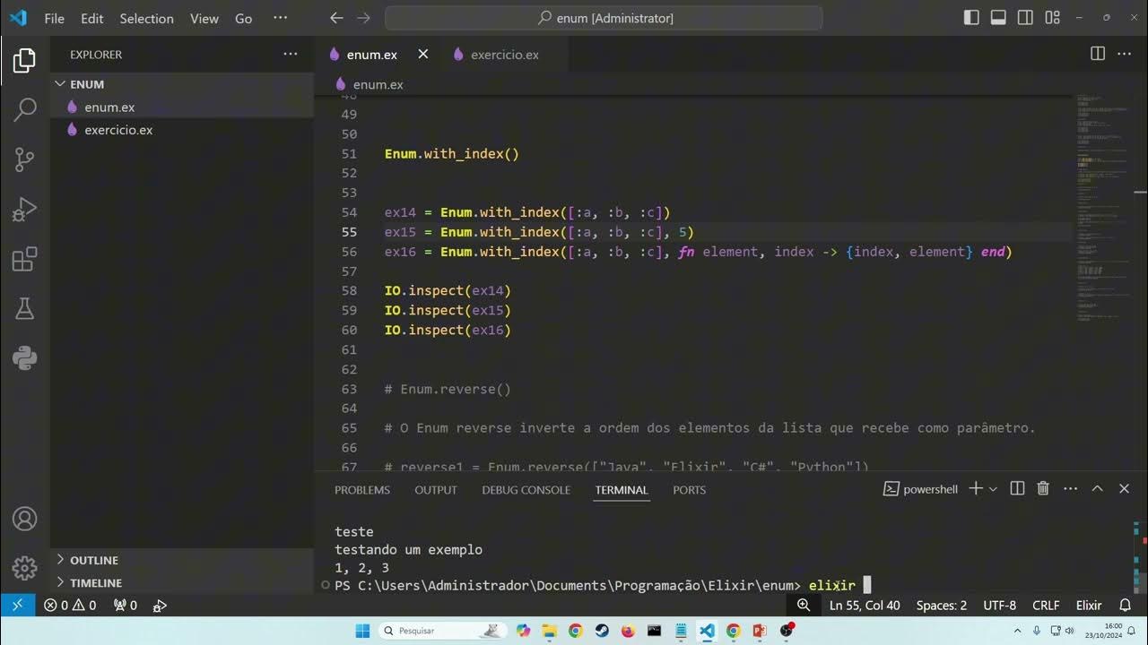 Elixir 9.1 - Enum (Parte 1) - YouTube