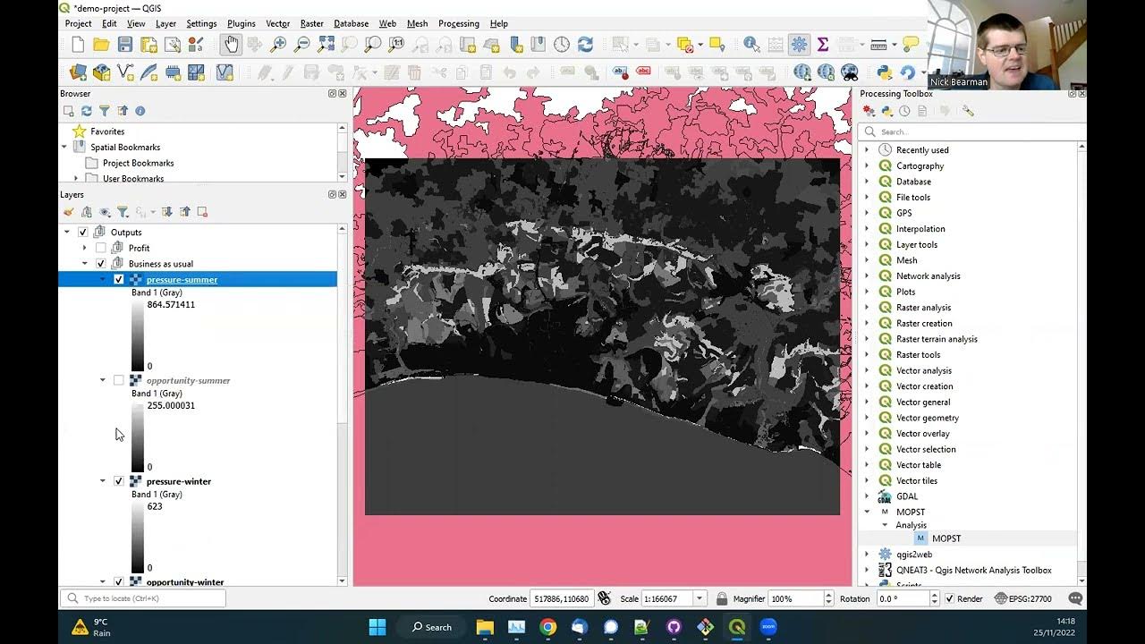 MOPST QGIS Plugin Demo - YouTube