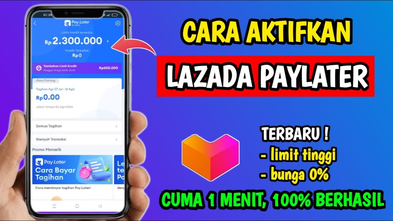 Lazada Paylater | Cara Aktifkan Lazada Paylater - YouTube