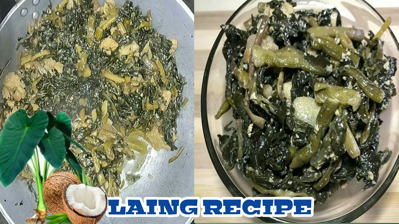 HOW TO COOK LAING/LAING RECIPE/PANLASANG PINOY RECIPE - YouTube