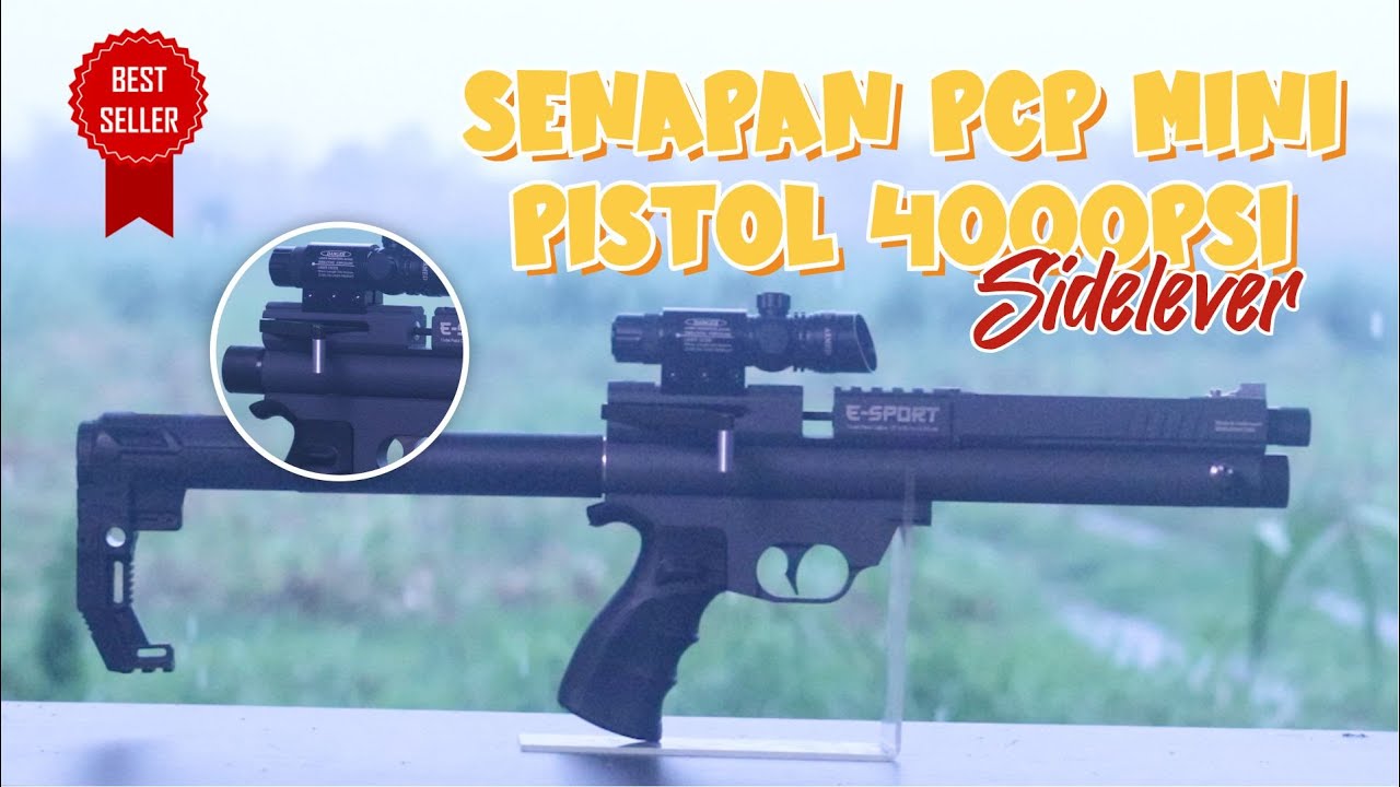 PCP MINI PISTOL BIGGAME EVOLUTION 4000PSI || PROMO PCP BIGGAME TERBARU ...