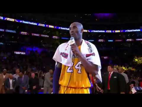 Kobe Bryant NBA Retirement Speech | Mamaba Out - YouTube