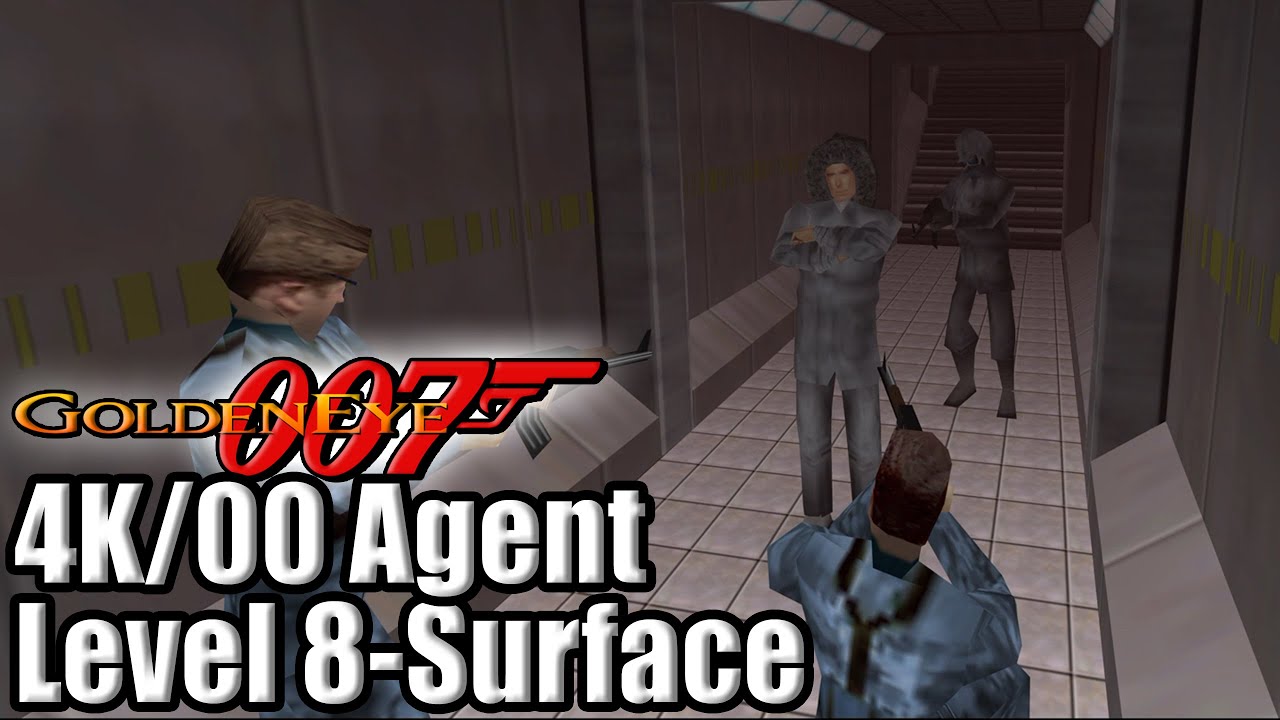 Goldeneye 007 Level 8-Surface 2 | 00 Agent Difficulty | Full Gameplay ...