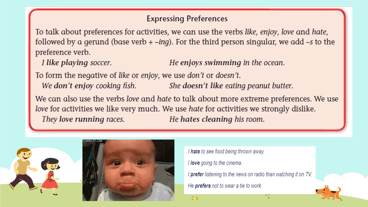Expressing preferences fifth grade - YouTube