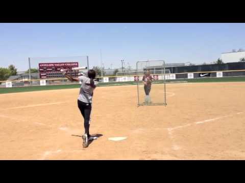 Destinee King #21 AVC Softball Skills Video - YouTube