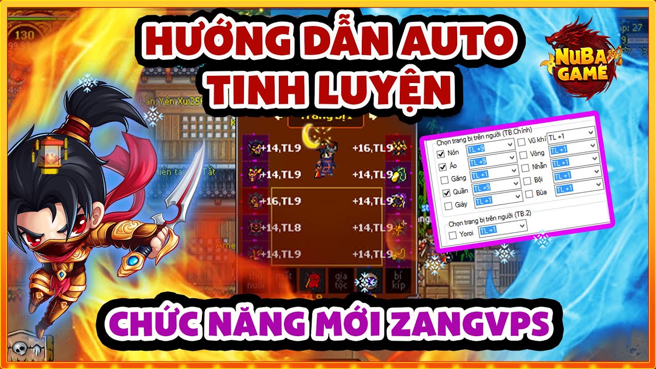Hướng Dẫn Auto Tinh Luyện Chức Năng Mới ZangVPS | Ninja School Online ...