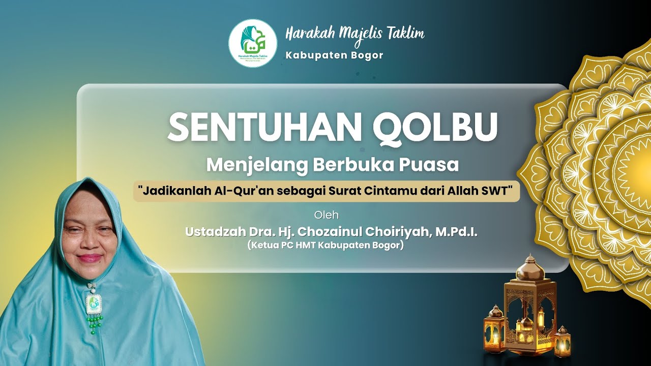 SENTUHAN QOLBU - RAMADHAN DAY 25 - HMT KABUPATEN BOGOR - YouTube