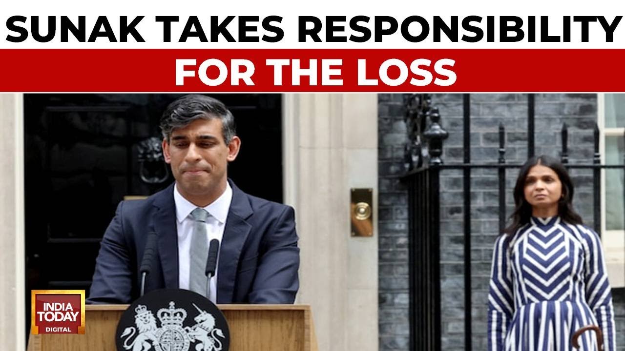 Hear Your Anger, Says Rishi Sunak In Resignation Speech After Tory Rout ...