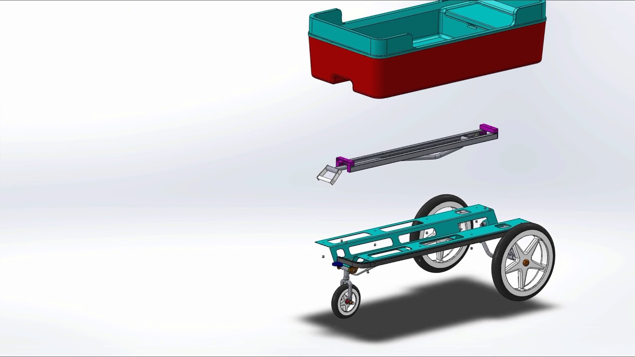 Student Project: ENGR 1304 Engineering Graphics Wagon Assembly - YouTube