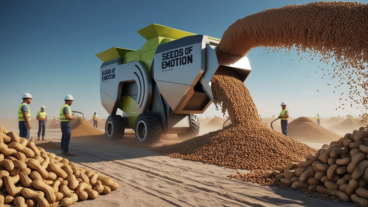 How MILLIONS of Tons of PEANUTS Become Delicious PEANUT BUTTER! - YouTube