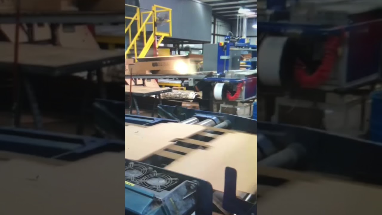 66x64” 1 COLOR FLEXO RDC MARCA STALEY CON STACKER DE SALIDA - YouTube