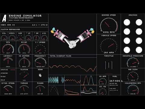 2.8L V8 engine on Engine Simulator by @AngeTheGreat - YouTube
