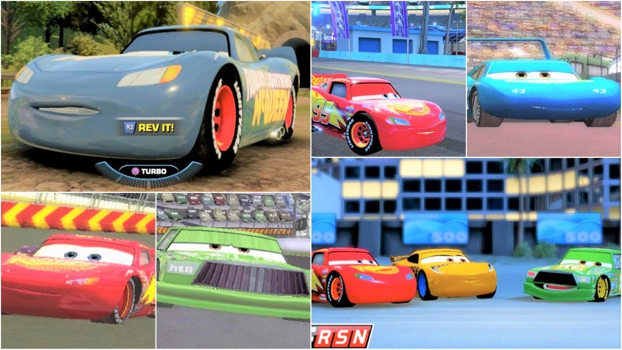 Cars 1 - Cars 2 - Cars 3 Video Game Series The Movie HD - YouTube