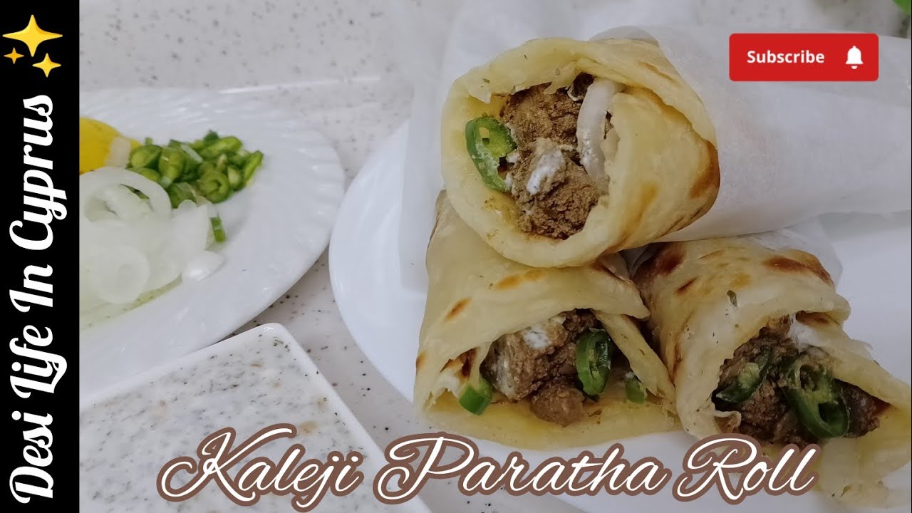 Kaleji Roll Paratha || Masala Fry Kaleji || Kaleji Masala Recipe By ...