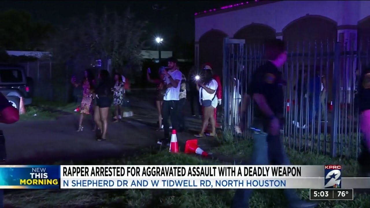 Rapper arrested for aggravated assault with a deadly weapon in north ...