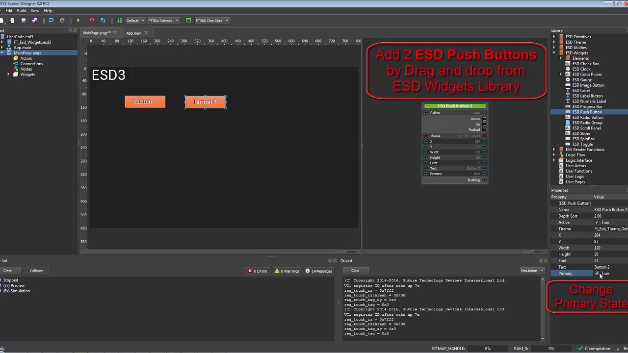 ESD 3.X Basic Video Tutorial - User Code - YouTube