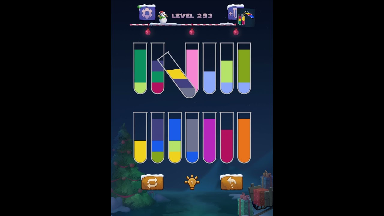 Water color sort puzzle level 293 ios android / sort water color puzzle ...